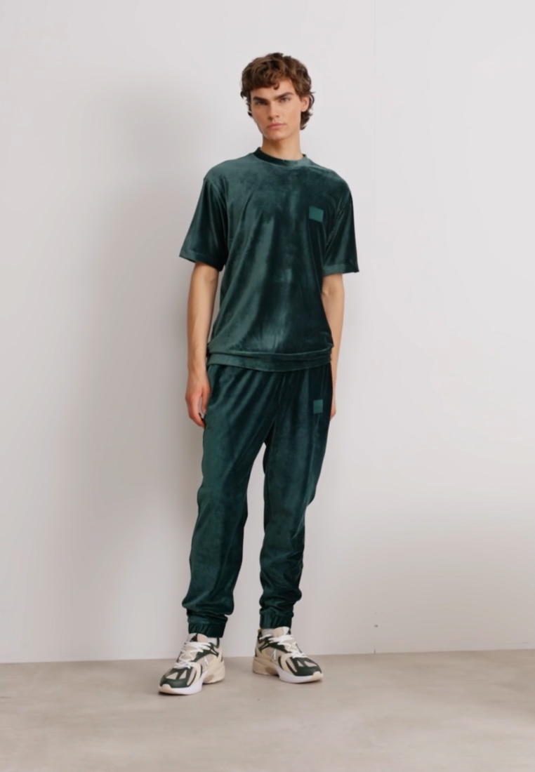 Hugo Damtants Tracksuit Bottoms Dark Green Green Uk