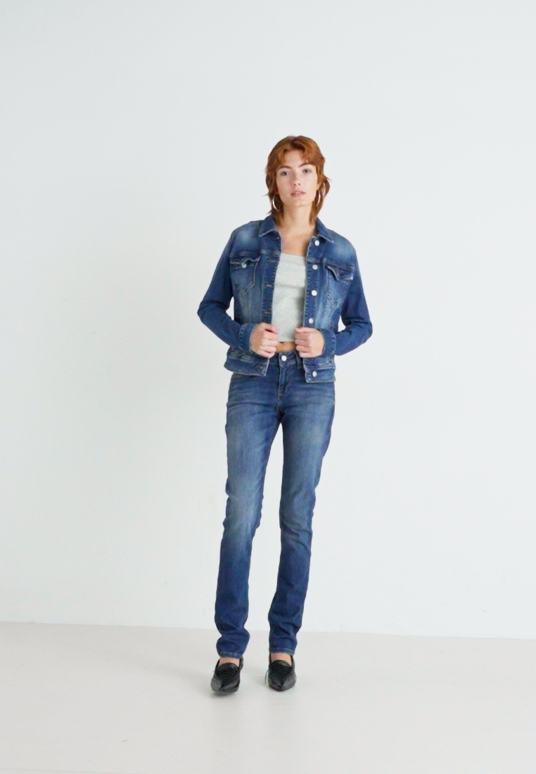 LTB DEAN - Denim jacket - verian wash/dark-blue denim - Zalando