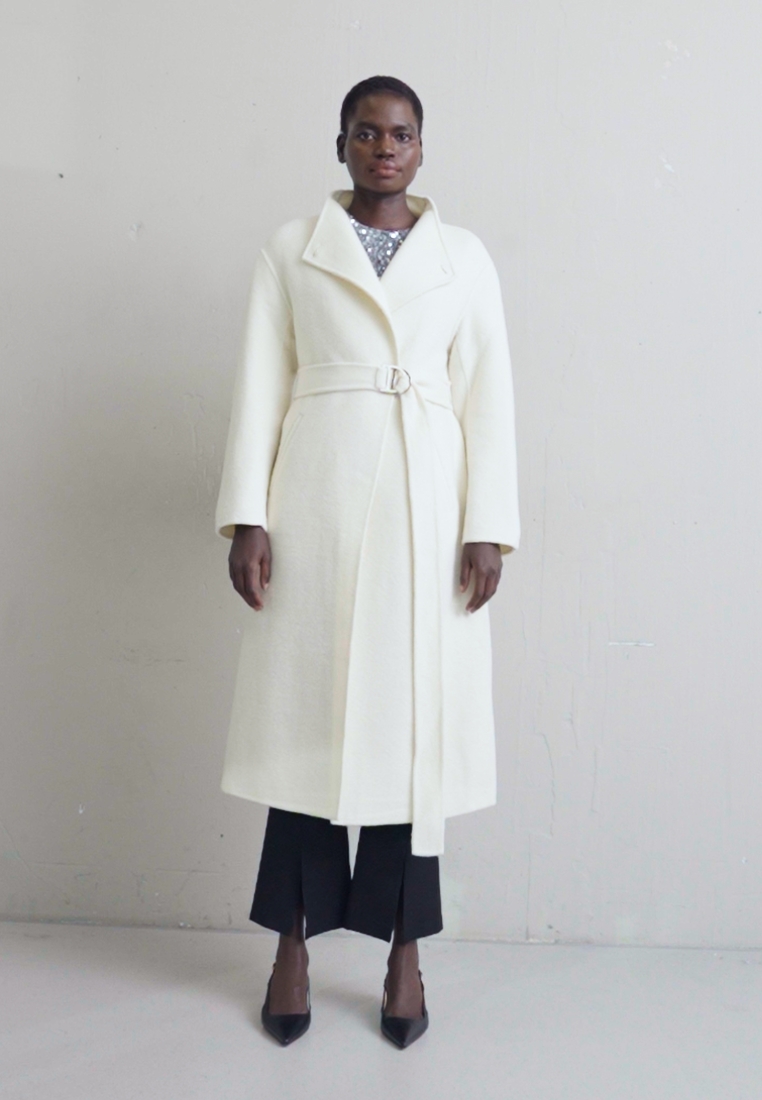 Maje GENESIS - Klassischer Mantel - ecru/offwhite - Zalando.ch