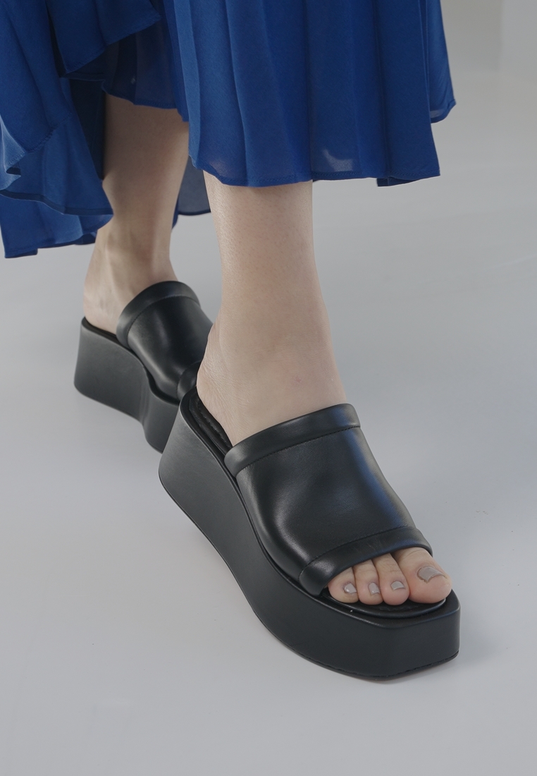 Minelli Platform sandals - Plateausandalette - Noir/schwarz - Zalando.at
