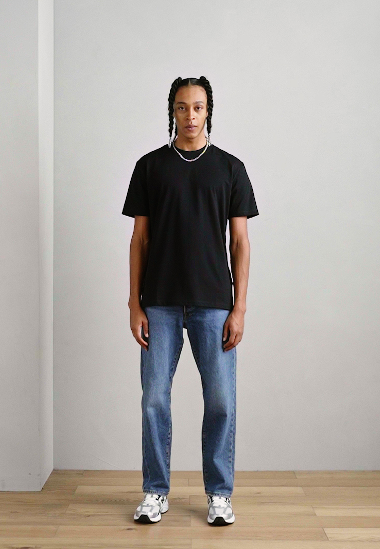 Minimum AARHUS - T-Shirt basic - black/schwarz - Zalando.at