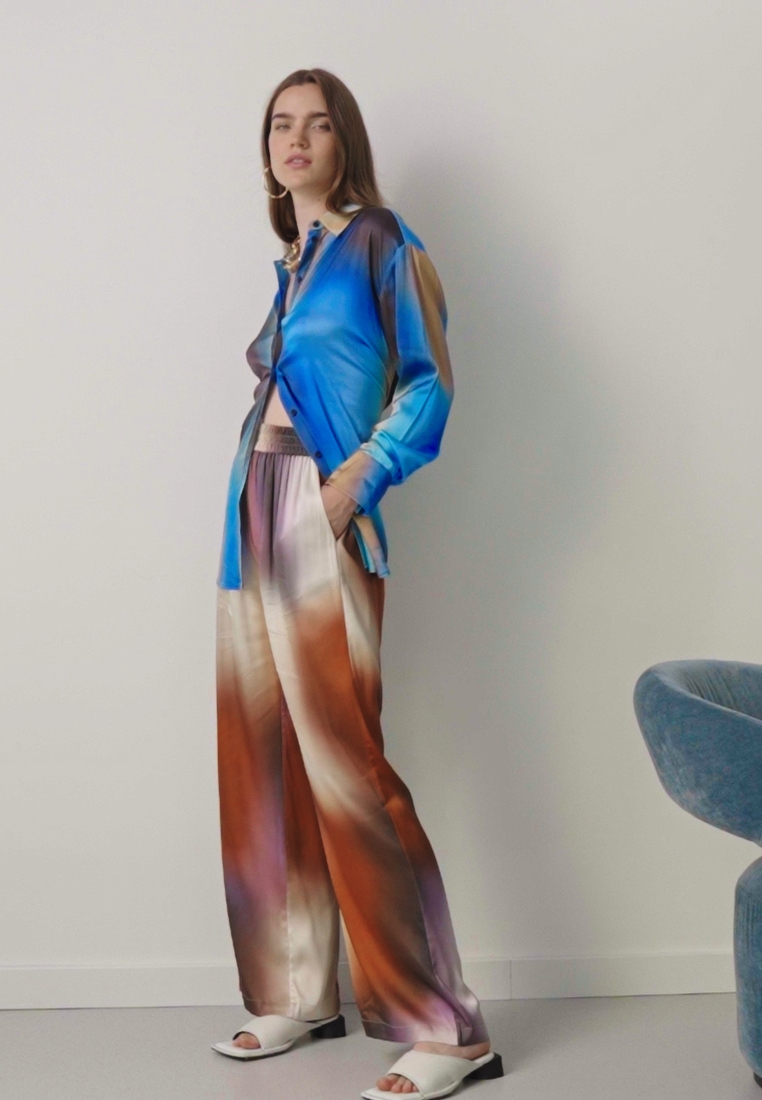 MUNTHE ACTIVE - Trousers - rust/rose gold-coloured - Zalando.de