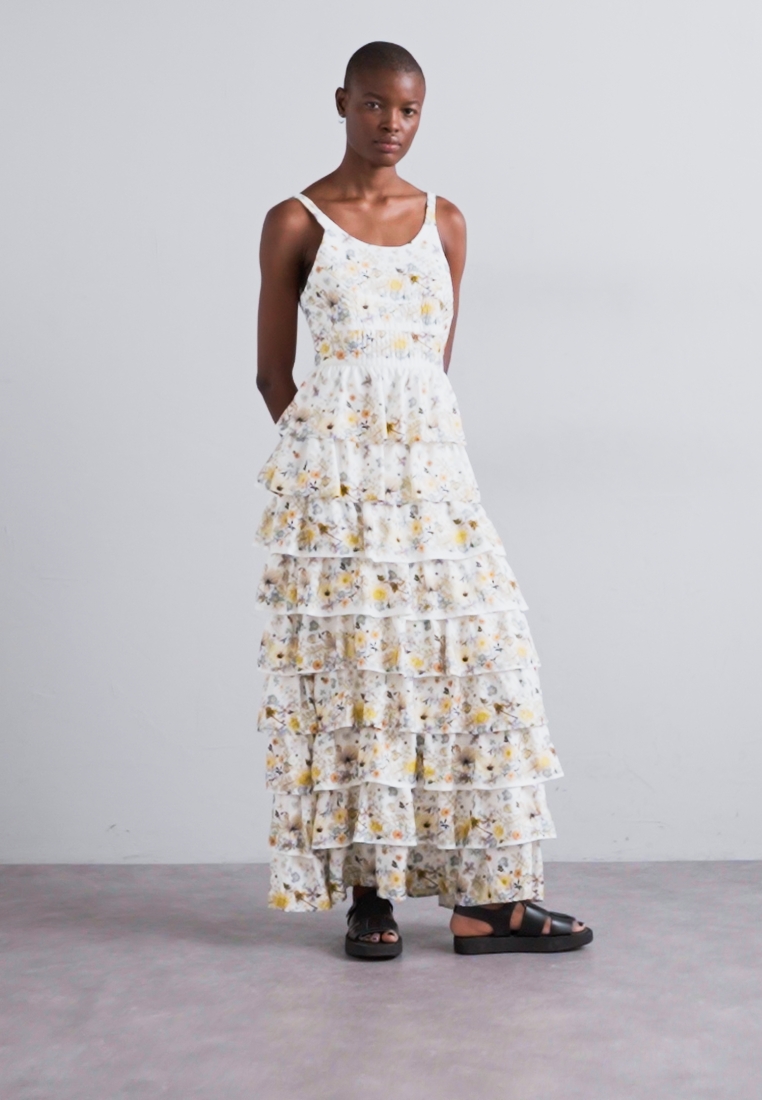 MUNTHE FRUMA - Maxi-jurk - creme/crème - Zalando.nl