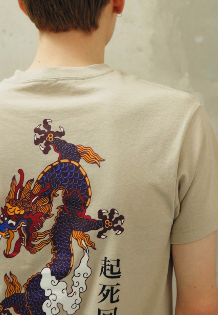 Primitive LEGEND TEE - Print T-shirt - sand - Zalando.de