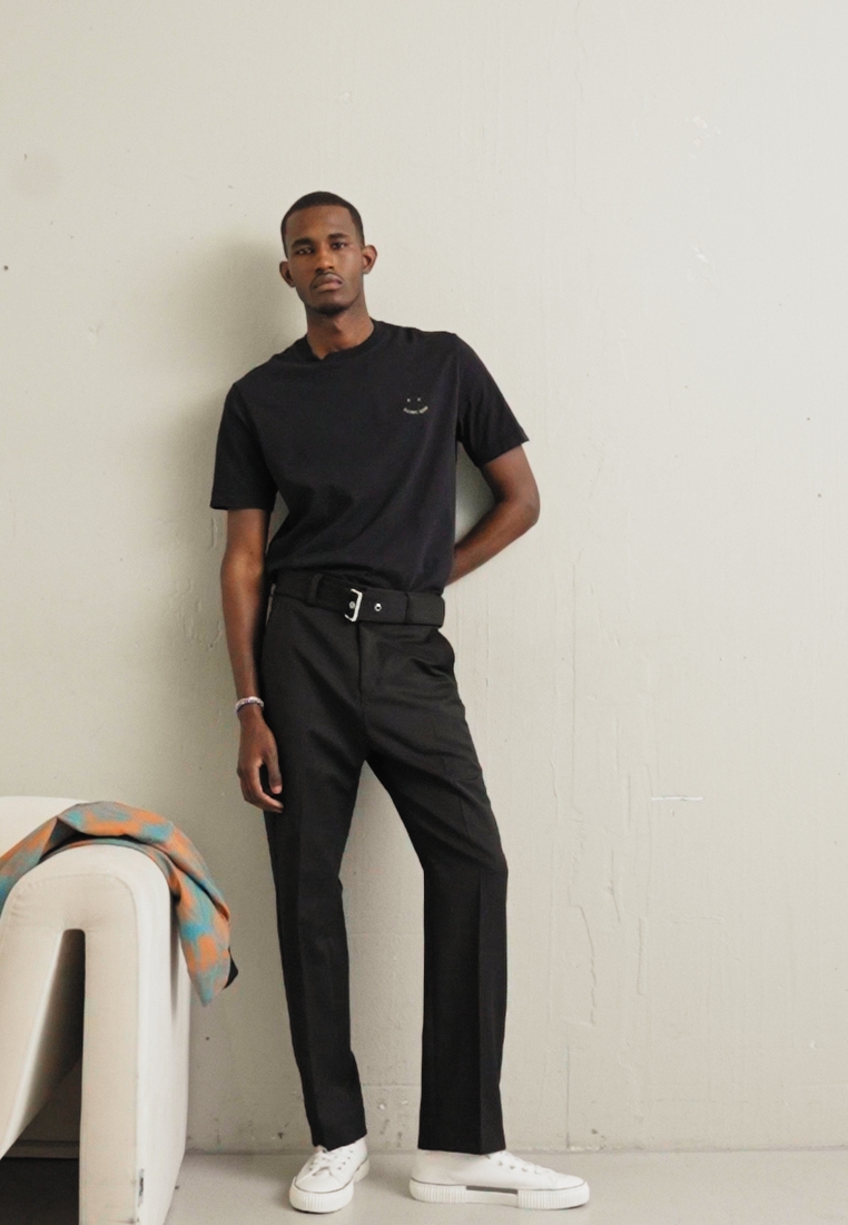 PS Paul Smith HAPPY - Basic T-shirt - black - Zalando.co.uk