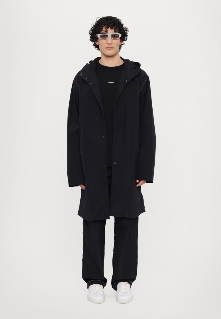 Soulland ZEUS COAT UNISEX - Trenchcoat - black - Zalando.co.uk