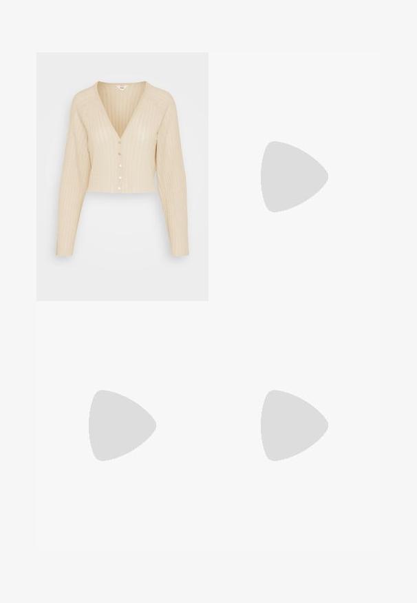 Anna Field LEATHER - Cowboystøvler - beige - Zalando.no