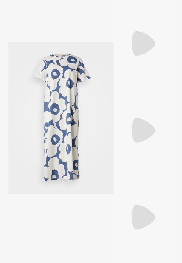 Marimekko PISTEINEN UNIKKO DRESS - Jerseykleid - offwhite/blue/offwhite - Zalando.at