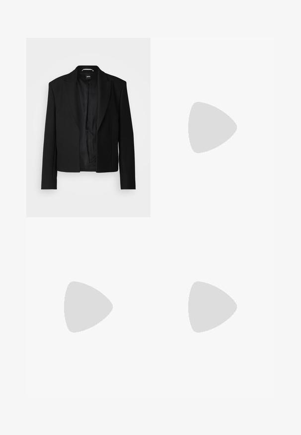 BOSS REBBY - Kozaki na platformie/czarny - Zalando.pl