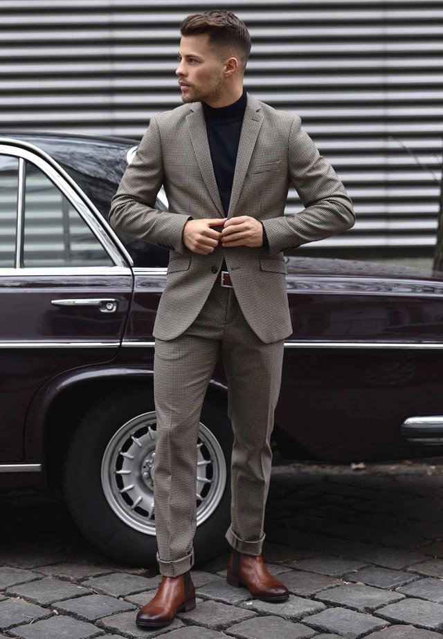 Beige Anzug für einen stillvollen Auftritt online kaufen | ZALANDO